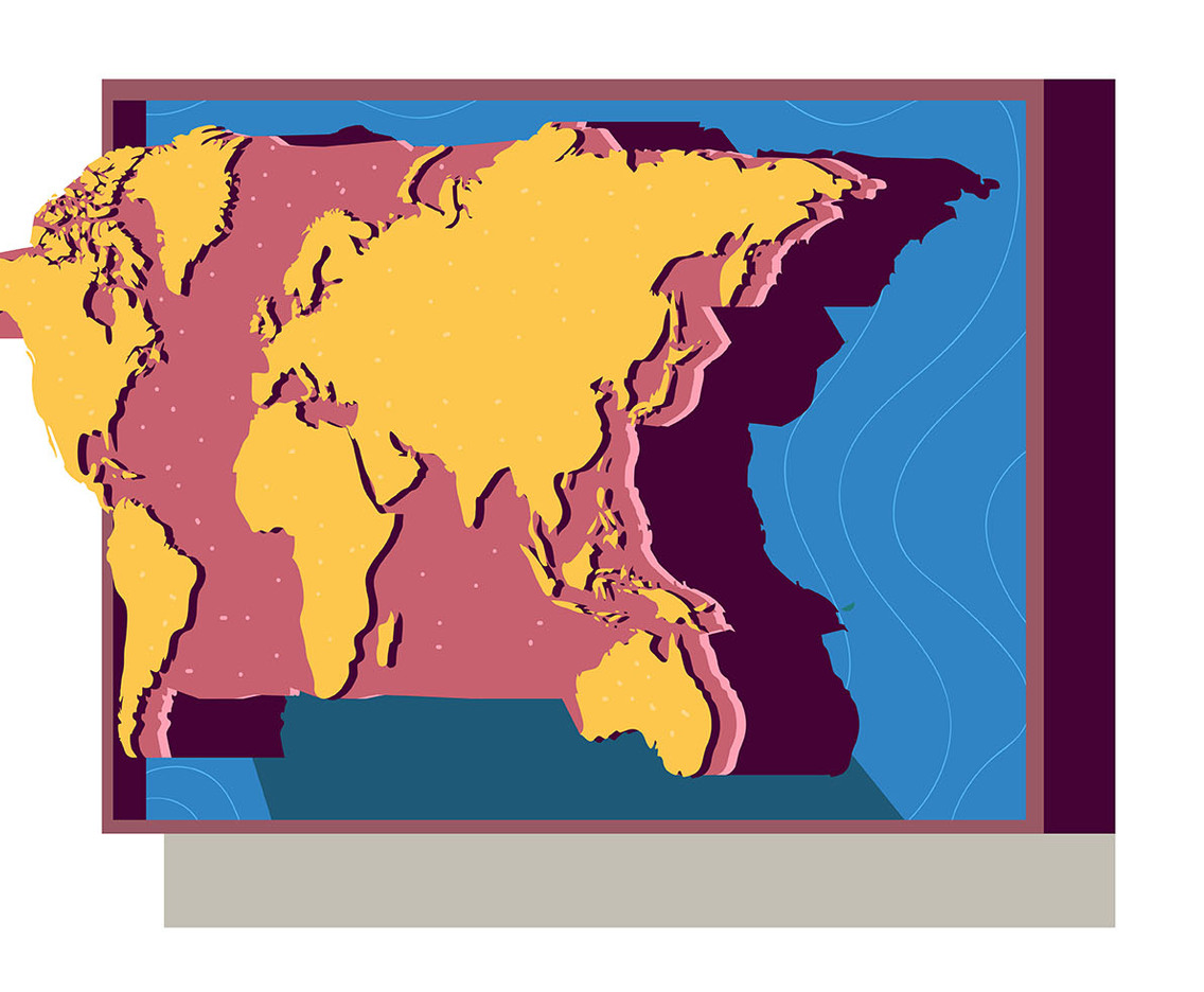 3d International Map Vector Art & Graphics | freevector.com